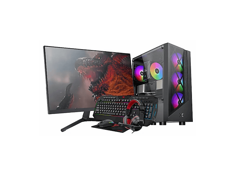 Pack PC Gaming | GOSU PC RONIN LITE A55 RTX55, AMD Ryzen 5 5500, 16 GB ...