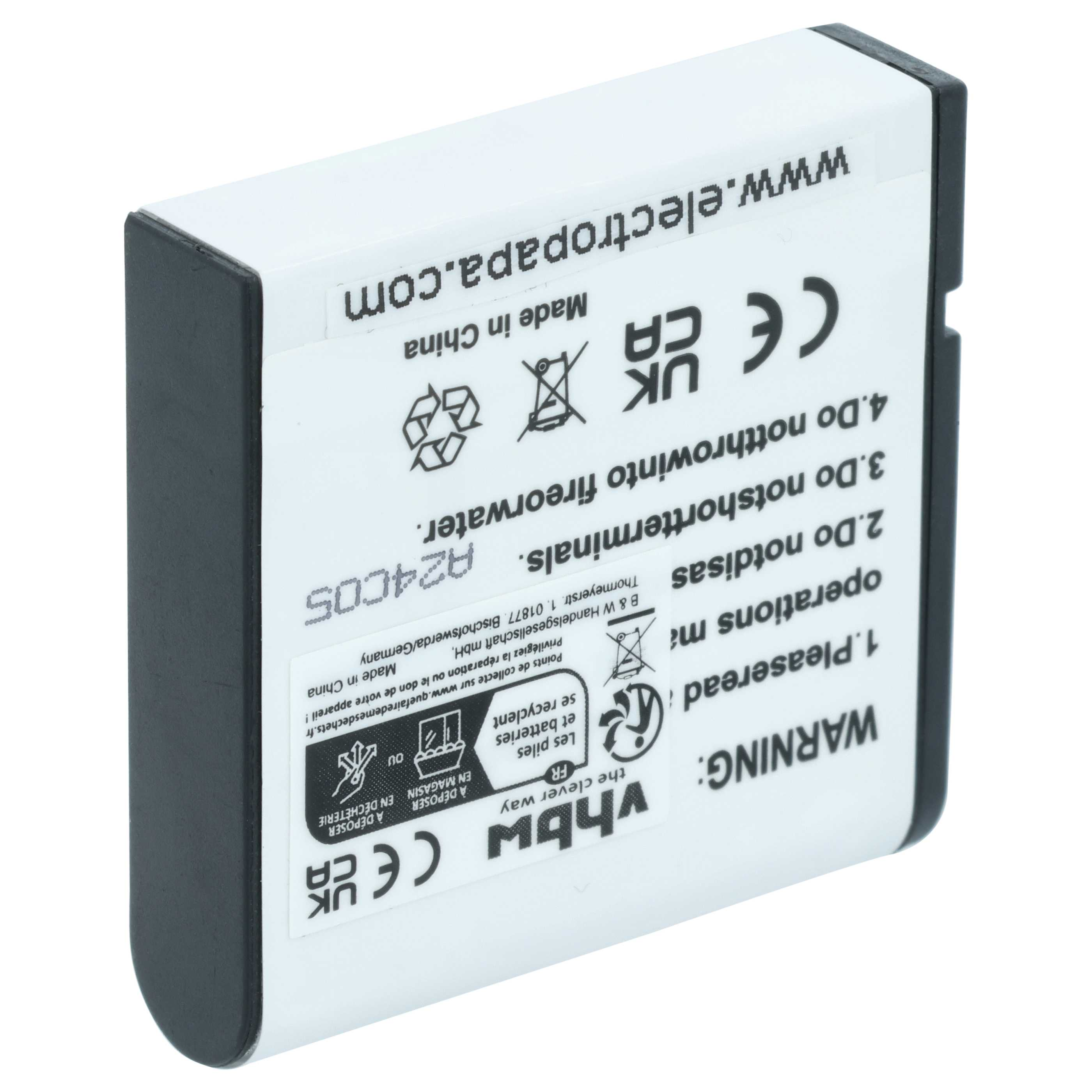 VHBW 536035 Li-Ion Kamera-Akku, Li-Ion, 950 mAh | MediaMarkt