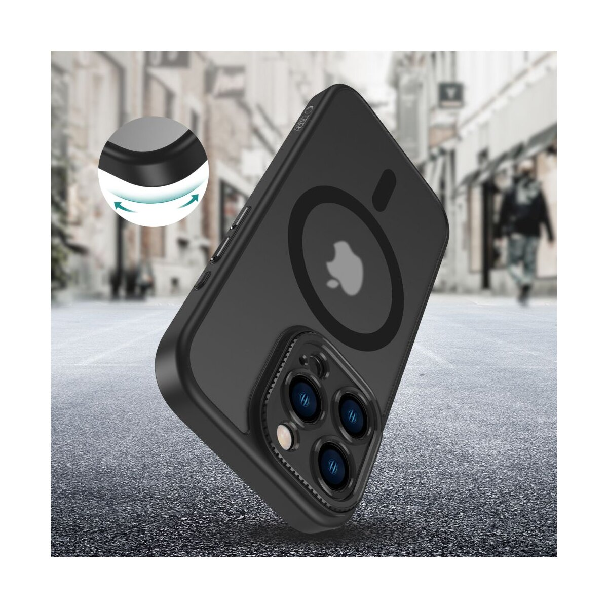 TECHPROTECT MagCam Schutzhülle, Backcover, Apple, iPhone 16 Pro Max ...