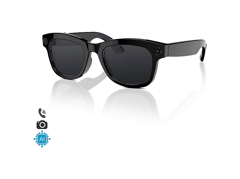 Gafas inteligentes | DAM DMBA0072C00, Negro | MediaMarkt