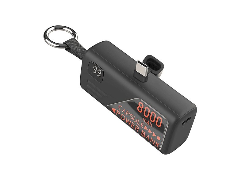 Powerbank | LINQ TT8545, 8000 mAh, Negro | MediaMarkt