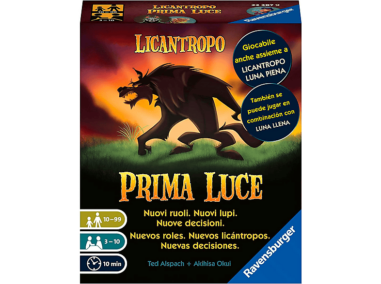 Gra planszowa RAVENSBURGER Licantropo Prima Luce Wielobarwny | sprawdź ...