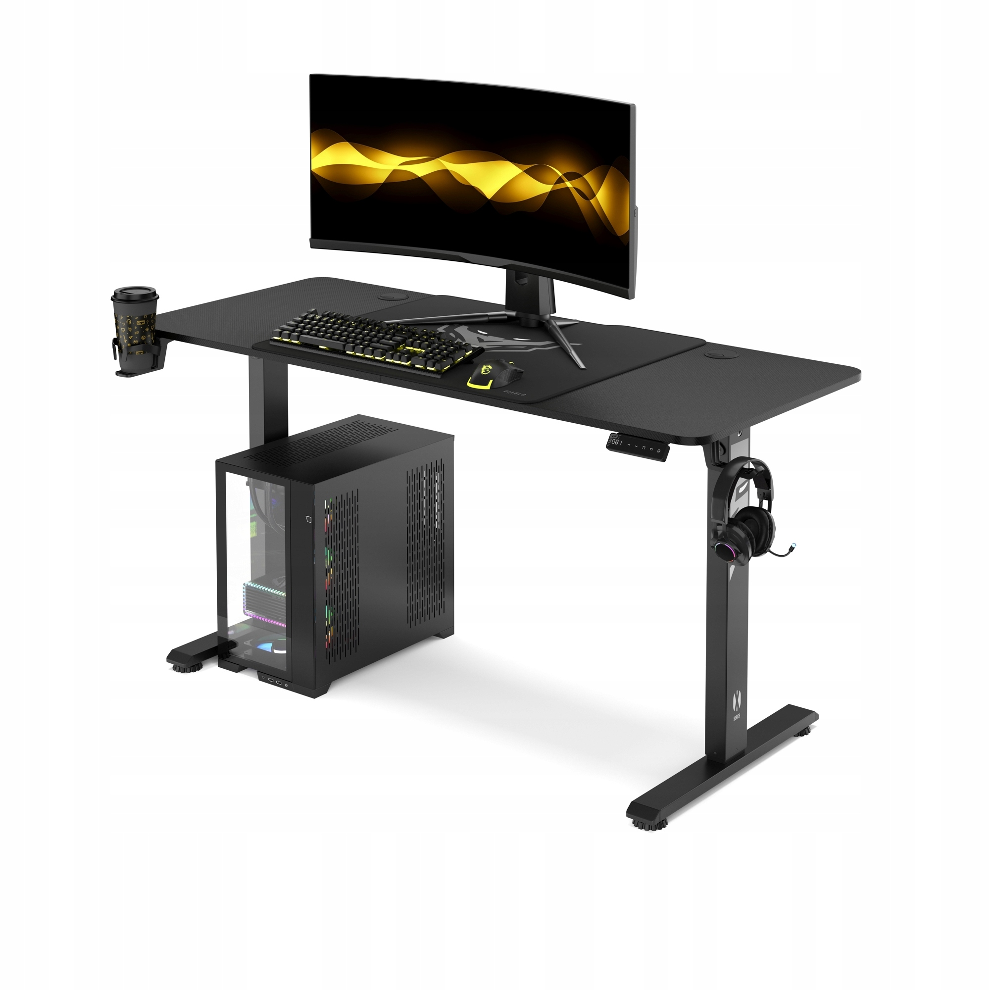 Biurko dla gracza DIABLO CHAIRS X-TENSIO 1400 | sprawdź cenę i opinie w ...