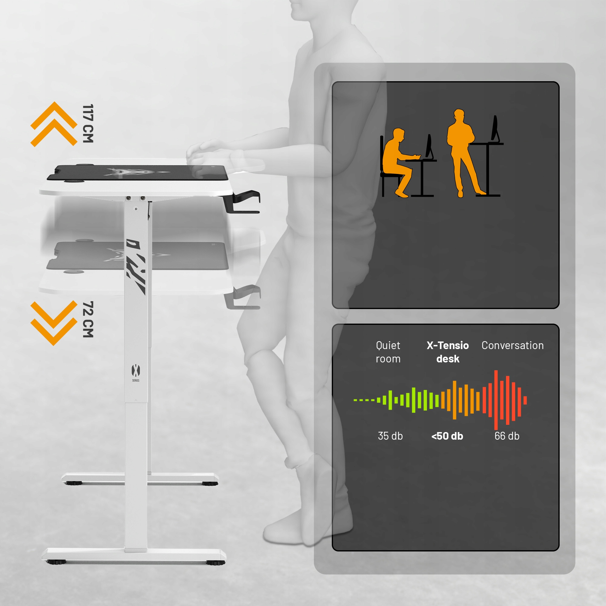 Biurko dla gracza DIABLO CHAIRS X-TENSIO 1600 | sprawdź cenę i opinie w ...