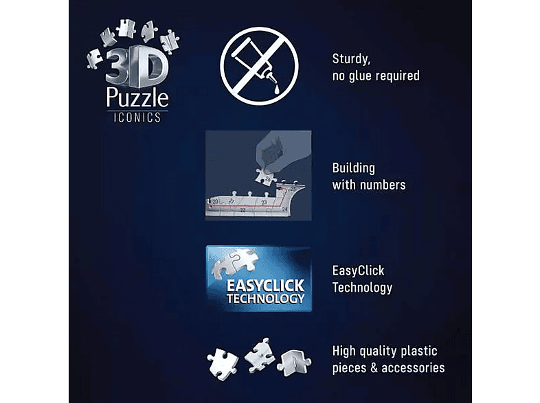 RAVENSBURGER 12008034 3D-Puzzle, Beige | MediaMarkt