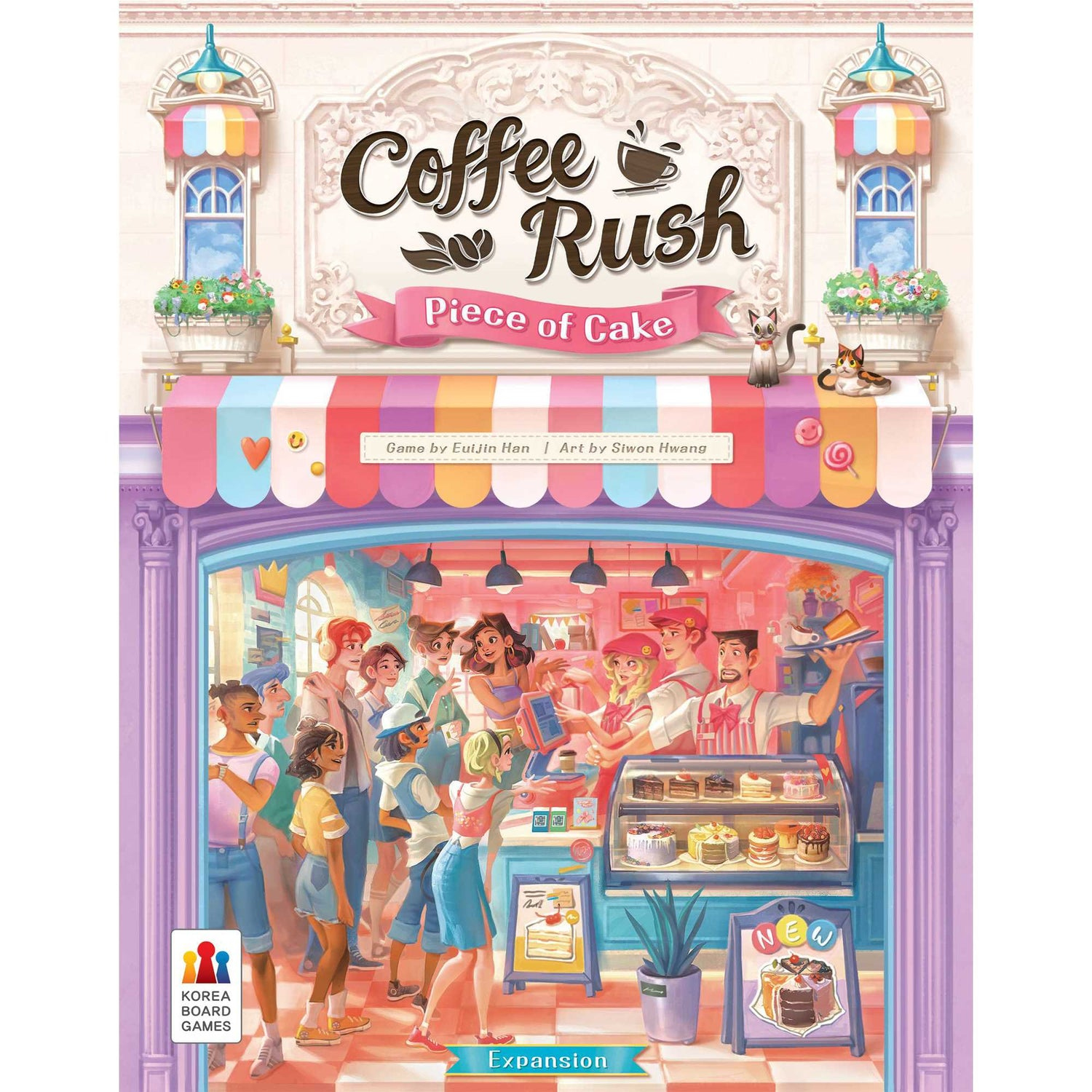 Juego de mesa | ASMODEE Coffee Rush: Piece of Cake Expansion, edad recomendada: 8 año(s), min 2 ...