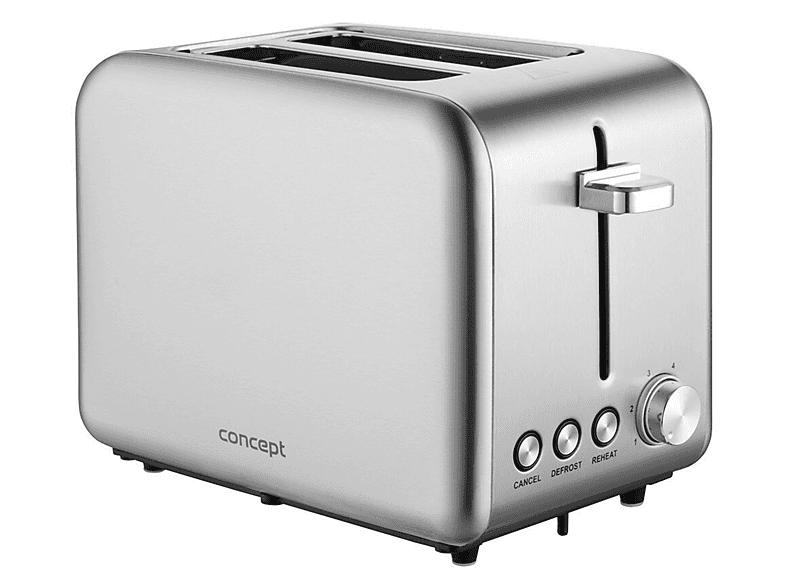 CONCEPT TE2050 Toaster Edelstahl (950 Watt, Schlitze: 2) | MediaMarkt