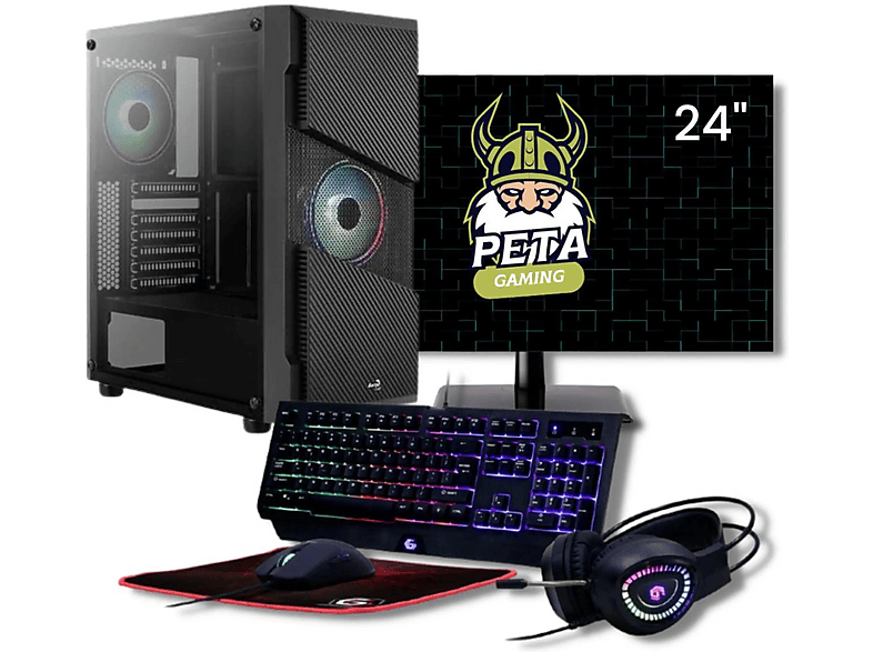 PETA peta Gaming Set- Ryzen 5 5500GT | 16GB RAM - 2.0TB M.2 SSD ...