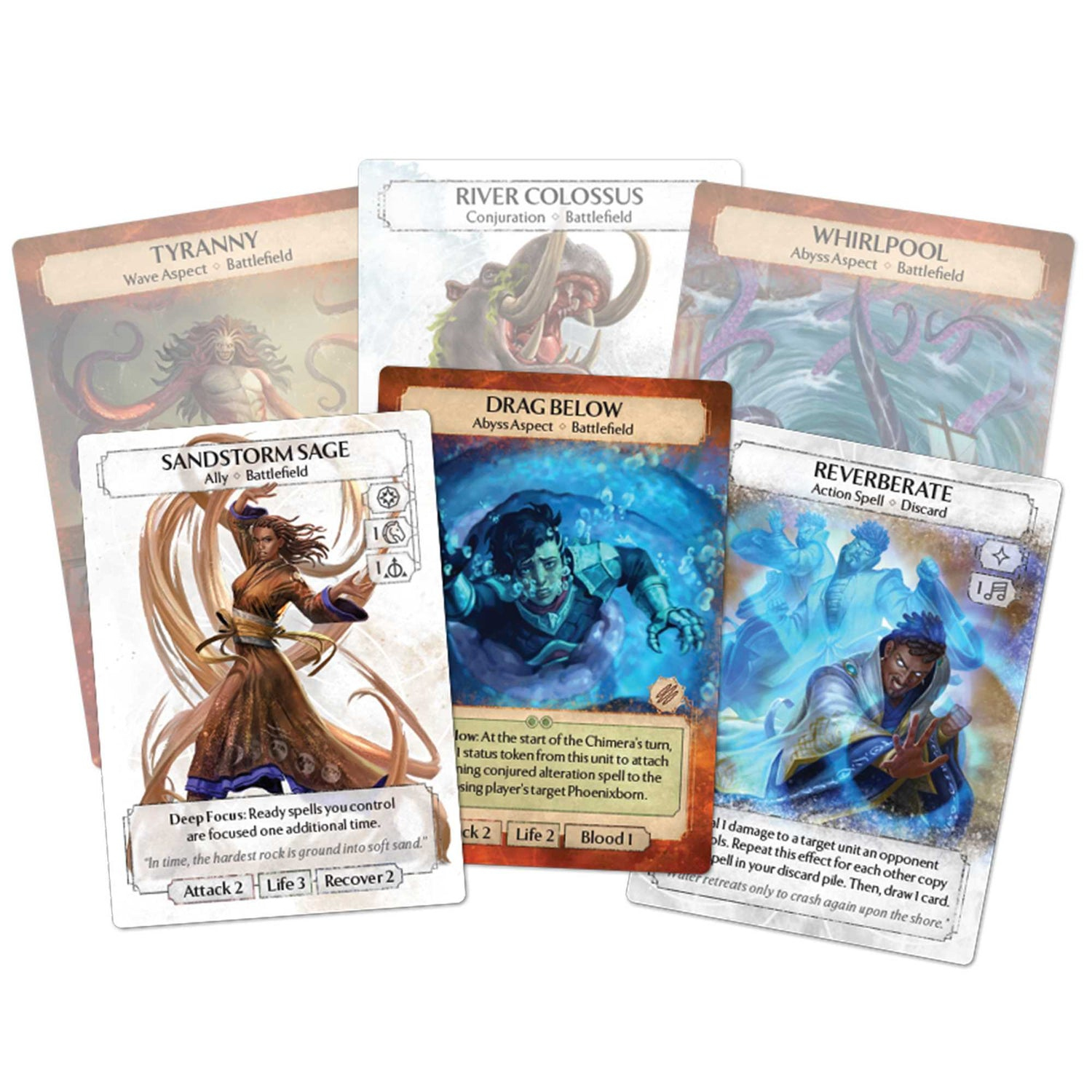 Gra planszowa ASMODEE Ashes Reborn: Red Rains | The Flood of Moon Cove ...