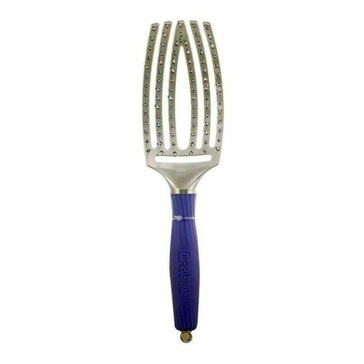 SPAZZOLA PER CAPELLI OLIVIA GARDEN Piatta Viola con Tecnologia Ionica e ...