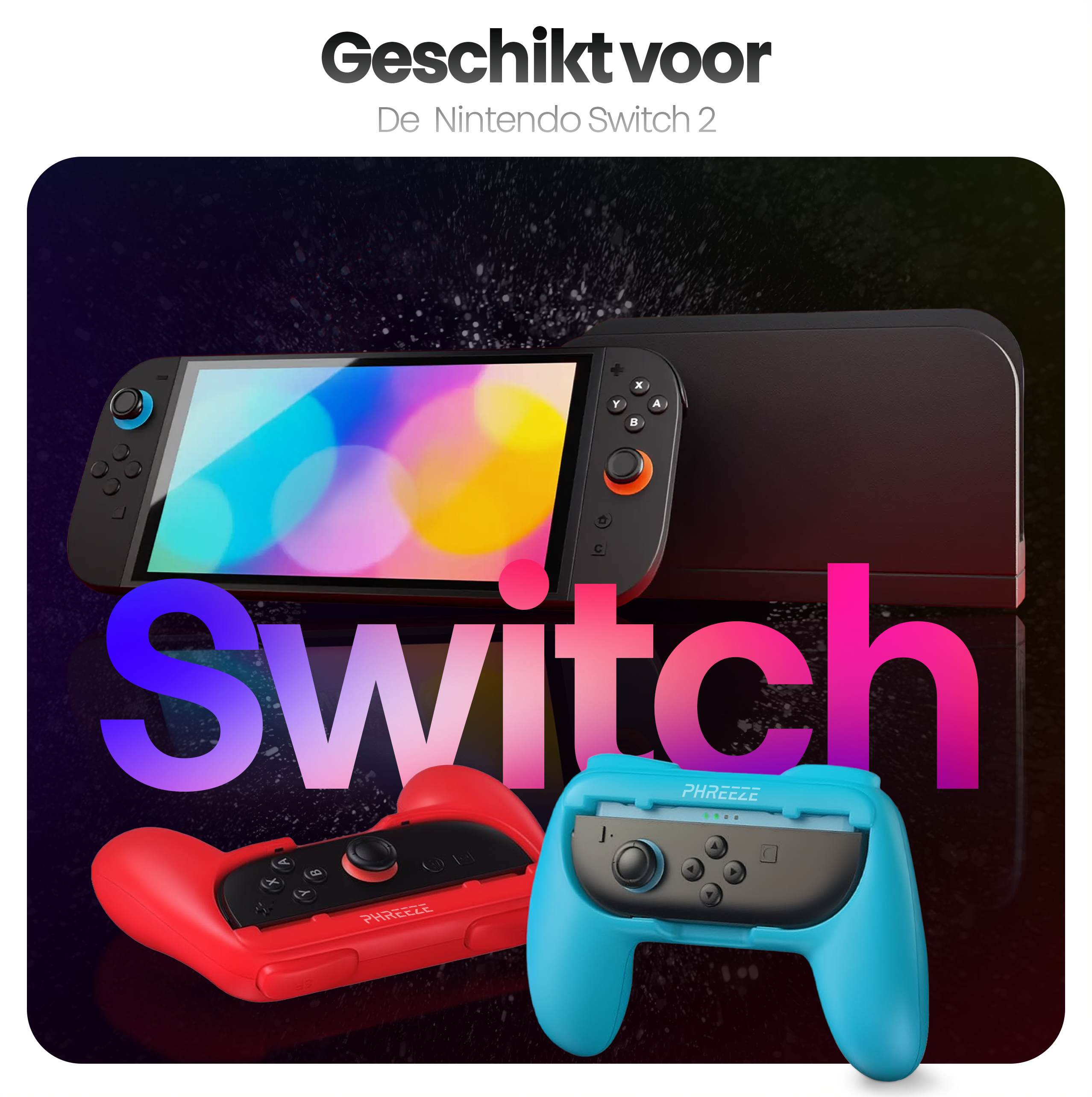 PHREEZE Nintendo Switch 2 Controller Hoesje geschikt voor Nintendo ...