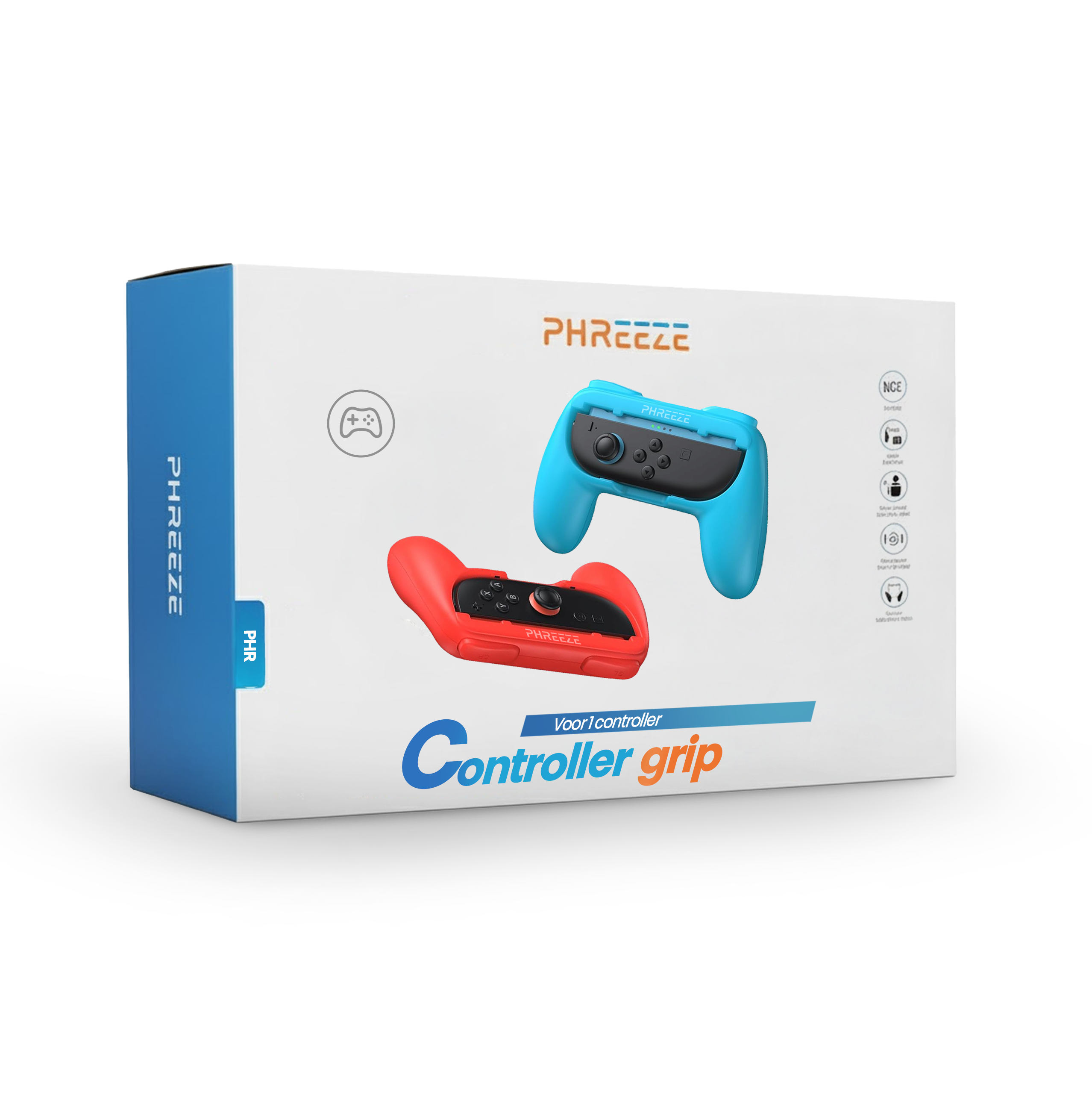 PHREEZE Nintendo Switch 2 Controller Hoesje geschikt voor Nintendo ...