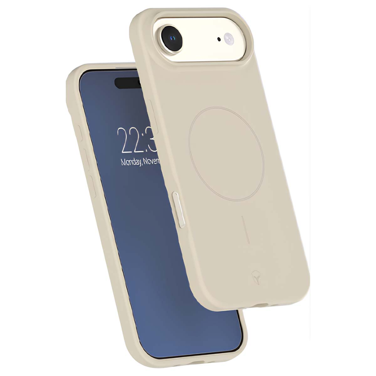 FORCE CASE FCSILIMAGIP17ABE, Backcover, Apple, iPhone Air, Beige ...