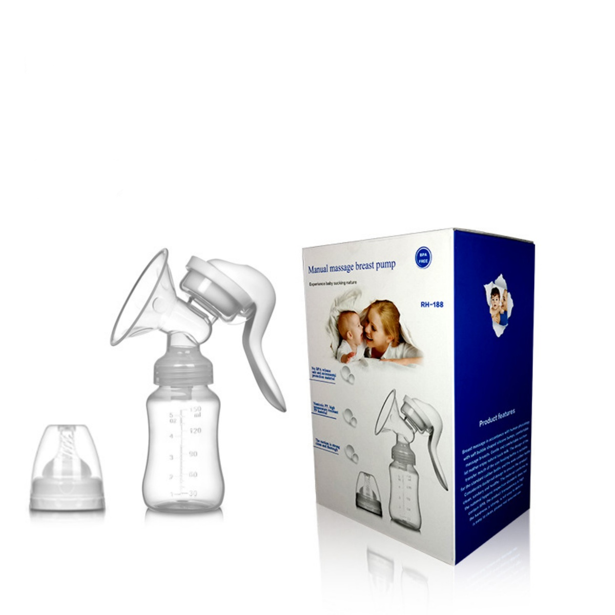 CRRYNUO Freihändiges Massagegerät Brustpumpe Weiß | MediaMarkt