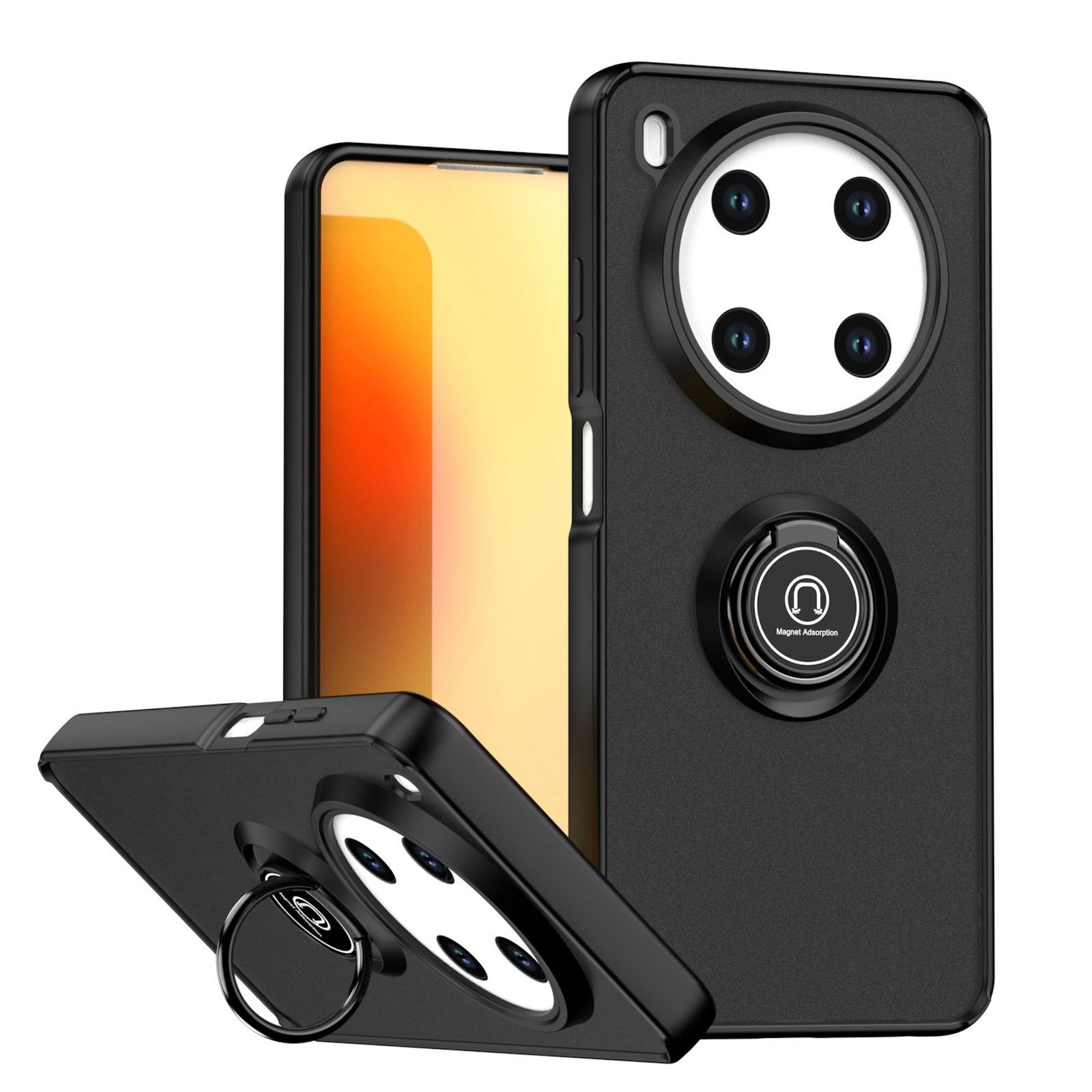 WIGENTO TPU / PC Q Shadow Design Hülle + Ring, Backcover, ZTE, Blade ...