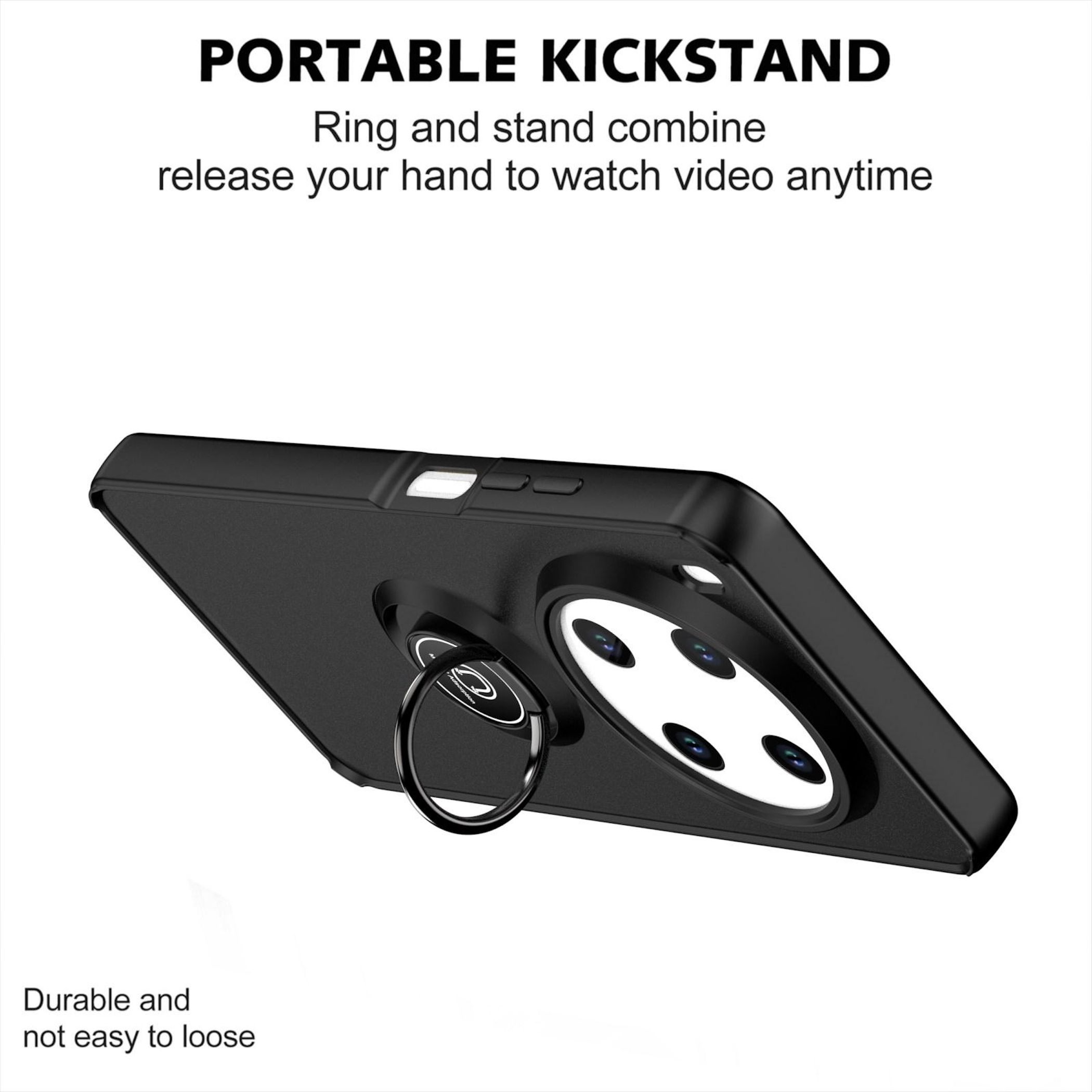 WIGENTO TPU / PC Q Shadow Design Hülle + Ring, Backcover, ZTE, Blade ...