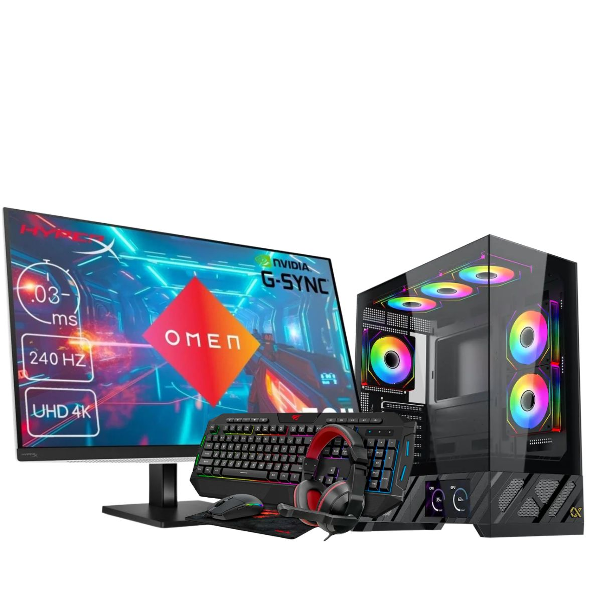 Pack PC Gaming | GOSU PC DAIMYO A97X RX97XT, AMD Ryzen 7 9700X, 32 GB ...