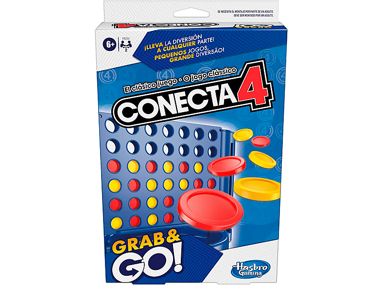 Juego de mesa | HASBRO Conecta 4 Versión Viaje, edad recomendada: 6 año ...