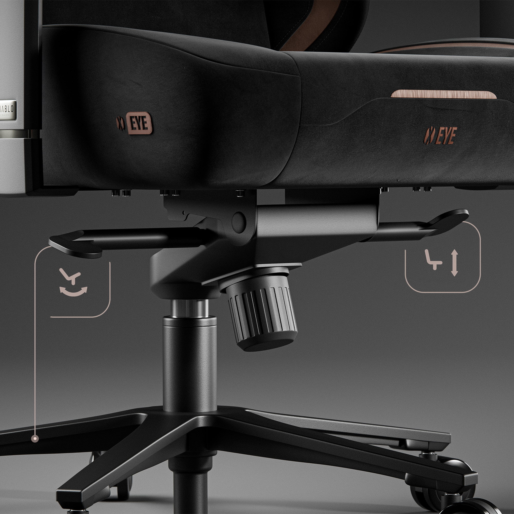 Fotel gamingowy DIABLO CHAIRS X-EYE 2.0 czarny | sprawdź cenę i opinie ...