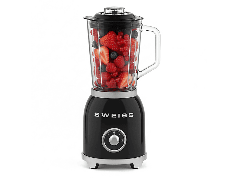 Licuadora | SWEISS MXV9, 1000 W, 1.5 l, Negro | MediaMarkt