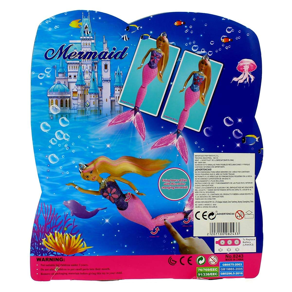 Muñeca | DRIM DISCOUNT Muñeca Sirena, 33 cm, 99 año(s), Plastico ...