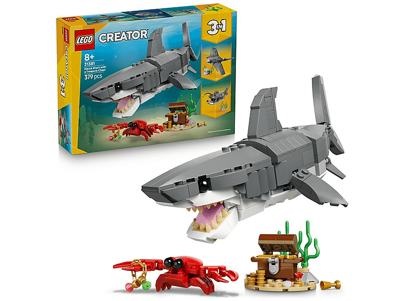Juego de construcción | LEGO LEGO® 31381 Creator 3en1 Feroz Tiburón con ...