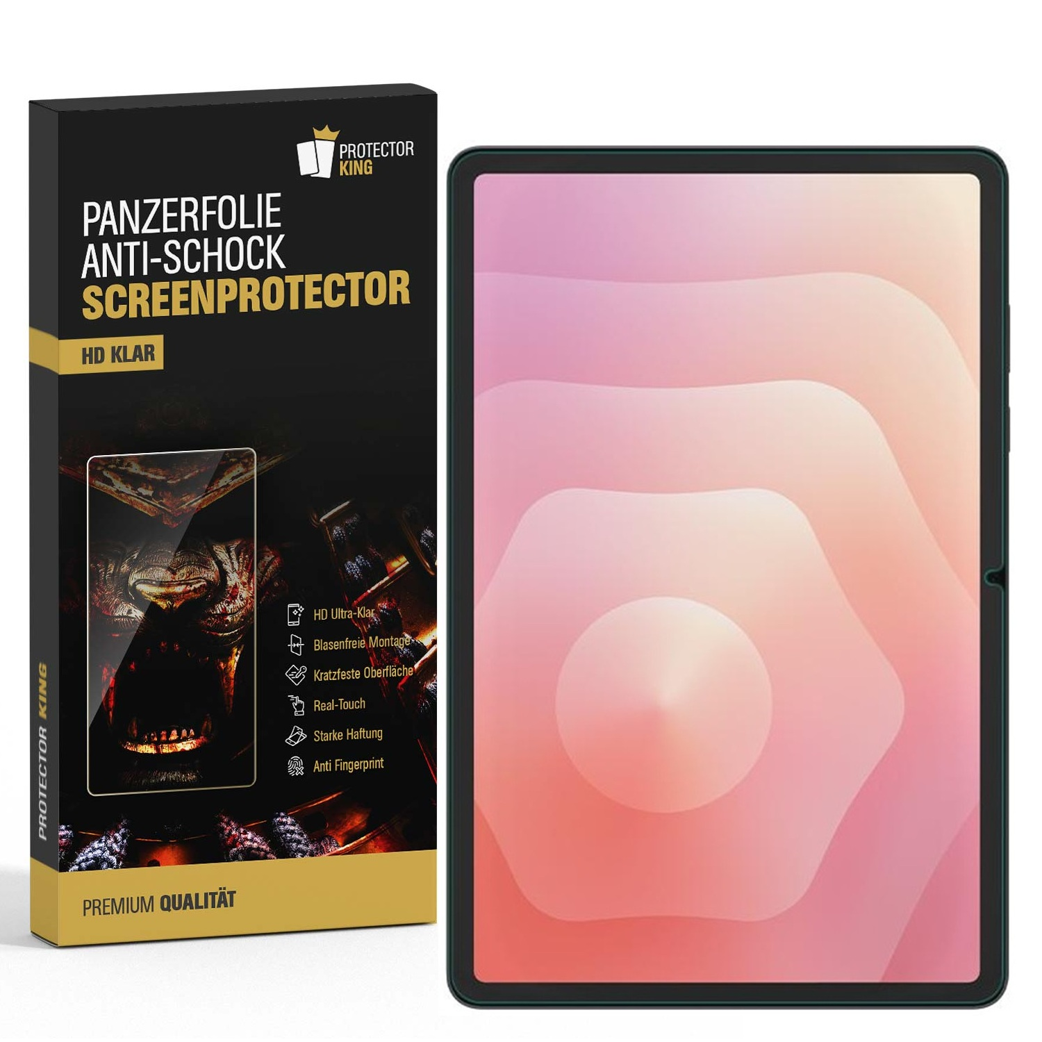 PROTECTORKING 6x Panzerfolie Anti-Shock klar Screen-Protector ...