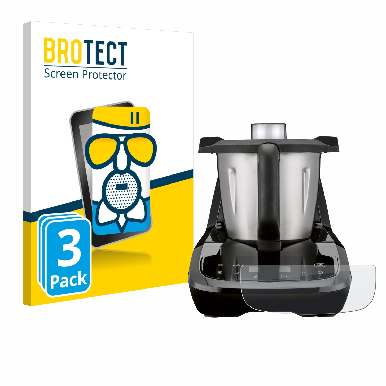 BROTECT 3x Entspiegelungs Schutzglas Panzer Folie Glas matt Schutzfolie ...