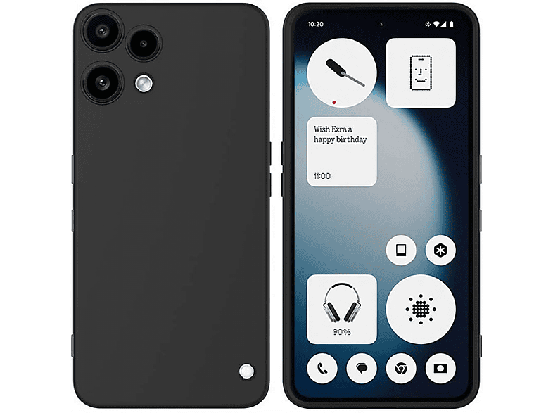 CASEONLINE Liquid, Backcover, Nothing, Phone 3a Lite, Schwarz | SATURN