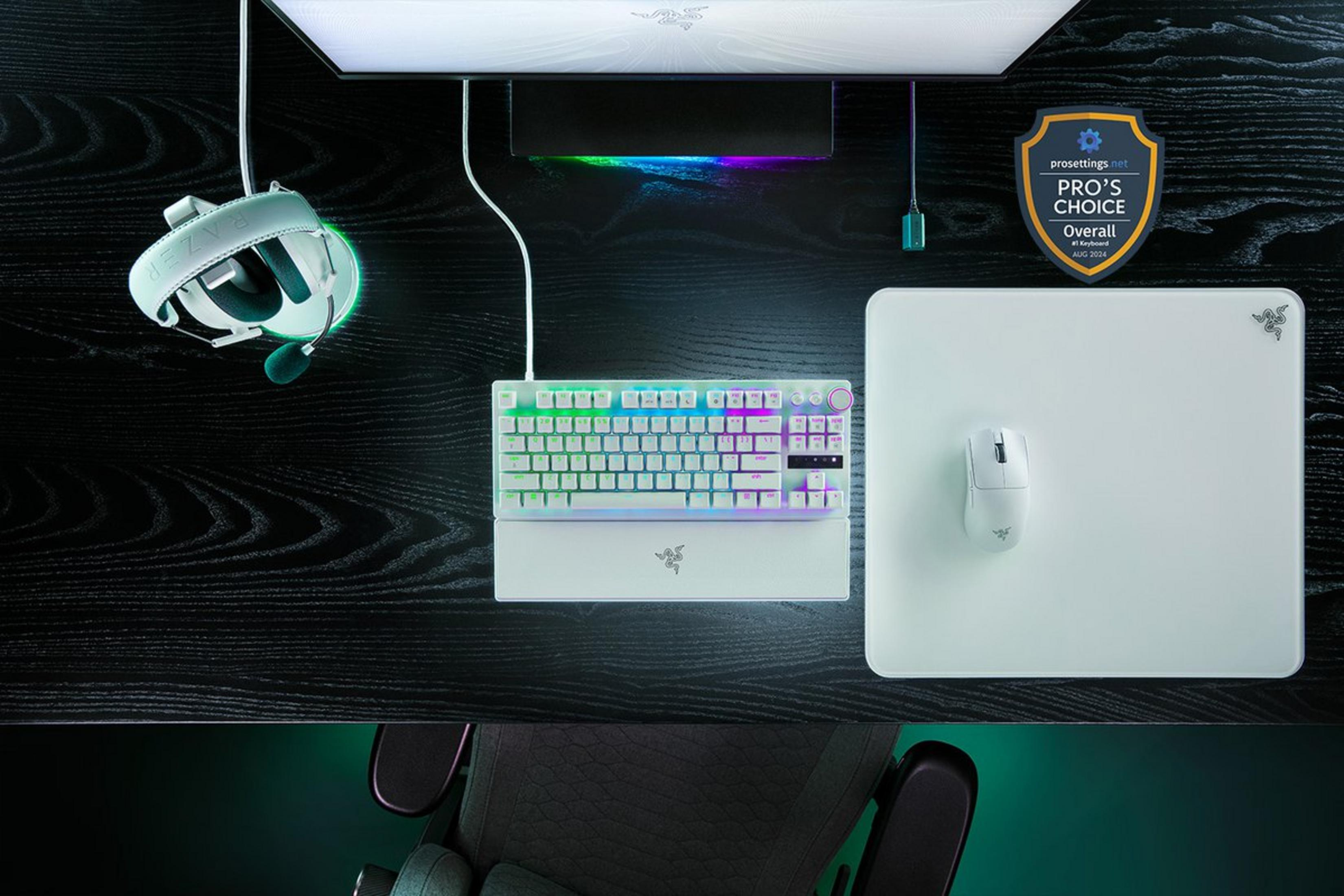 Klawiatura RAZER HUNTSMAN V3 PRO TENKEYLESS WHITE US LAYOUT Biały ...
