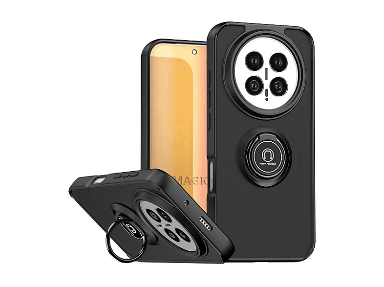 WIGENTO TPU / PC Q Shadow Design Hülle + Ring, Backcover, Honor, Magic ...