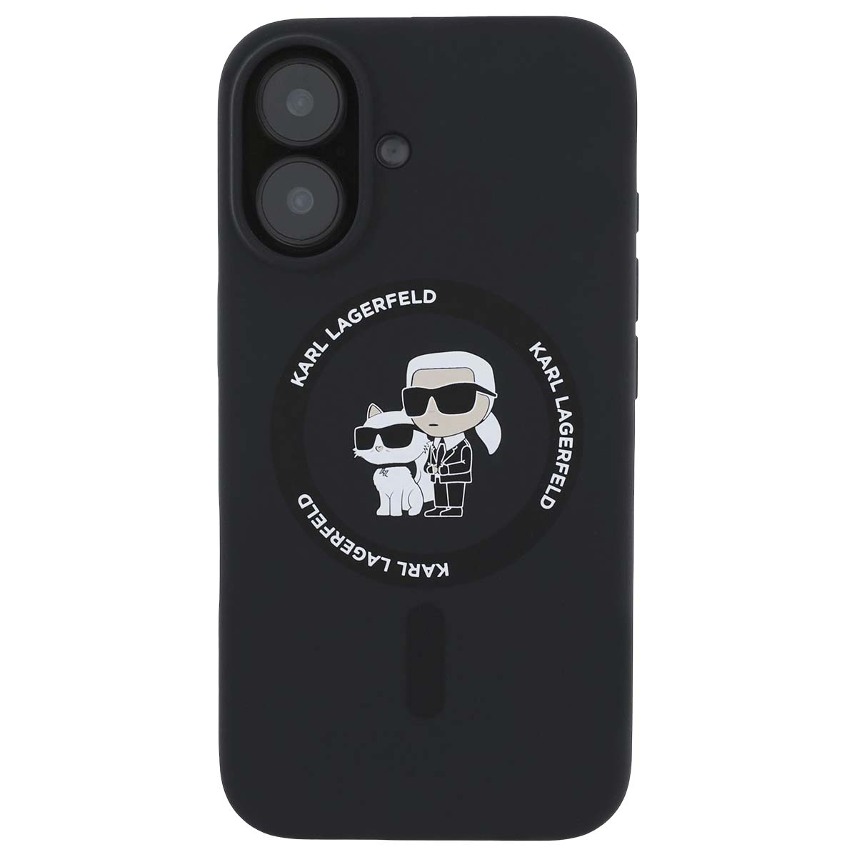 KARL LAGERFELD KLHMP16MSCMKCRHK, Bumper, Apple, iPhone 16 Plus, Schwarz ...