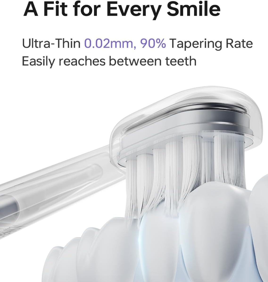 LAIFEN Wave Buerstenkoepfe Ultra-Whitening 3er-Pack Brosse à dents ...