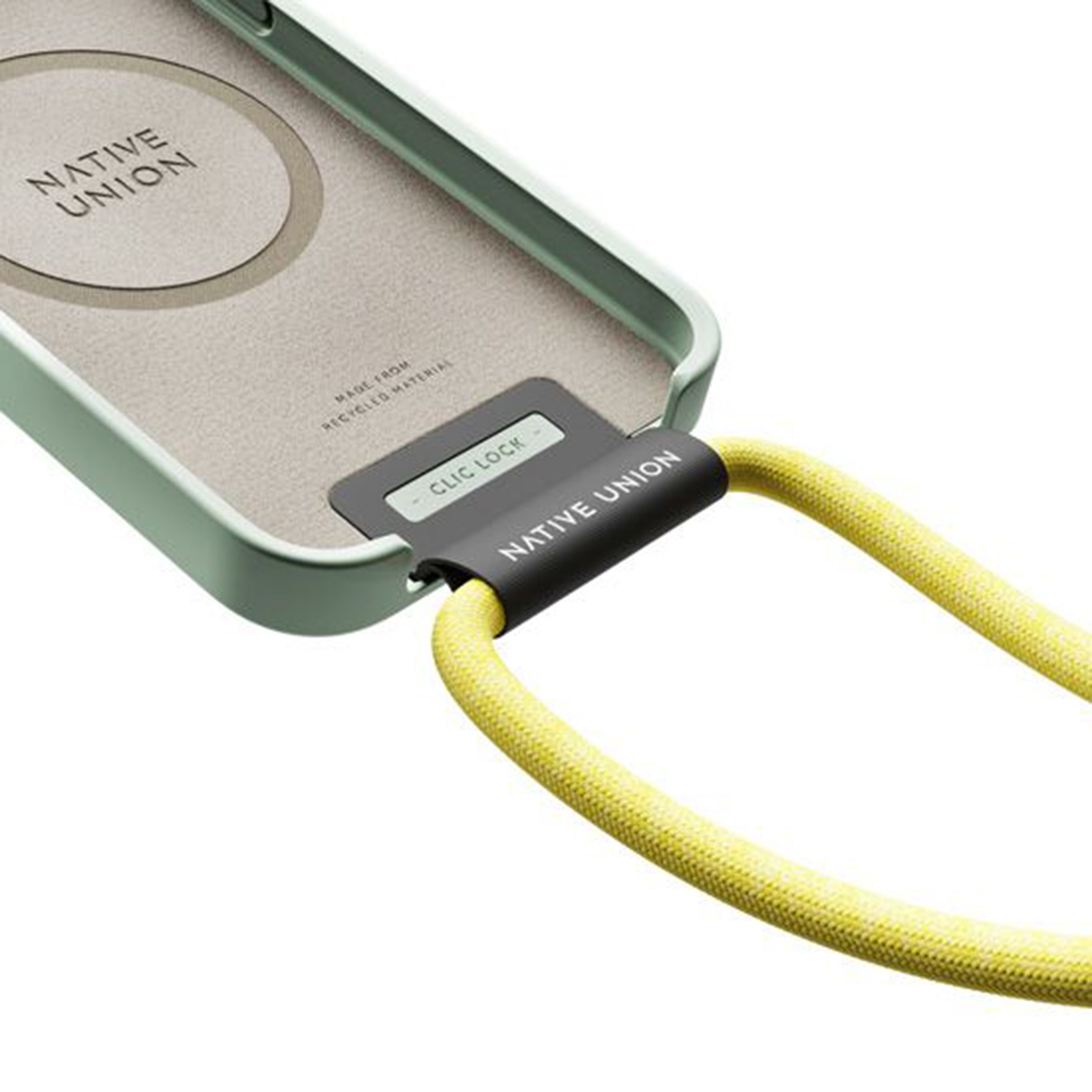 NATIVE UNION NU-SLING-CLIC-LMON Collier de téléphone portable Jaune ...