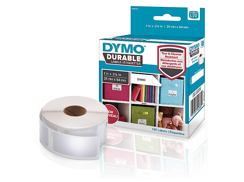 DYMO LW | LW Durable Labels - 25 x 54 mm - 1976411 Nero | MediaWorld.it