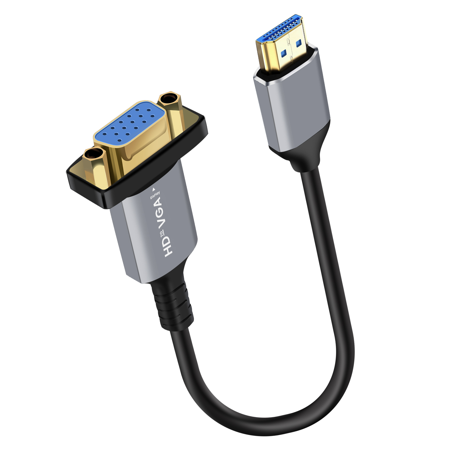 Cable VGA a HDMI | LINQ VGA7148, HDMI Ultra High Speed, 0,2 m | MediaMarkt