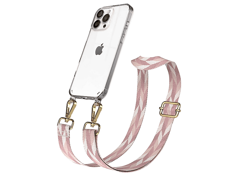 EAZY CASE Clear Case mit Band, Umhängetasche, Apple, iPhone 16 Pro Max ...