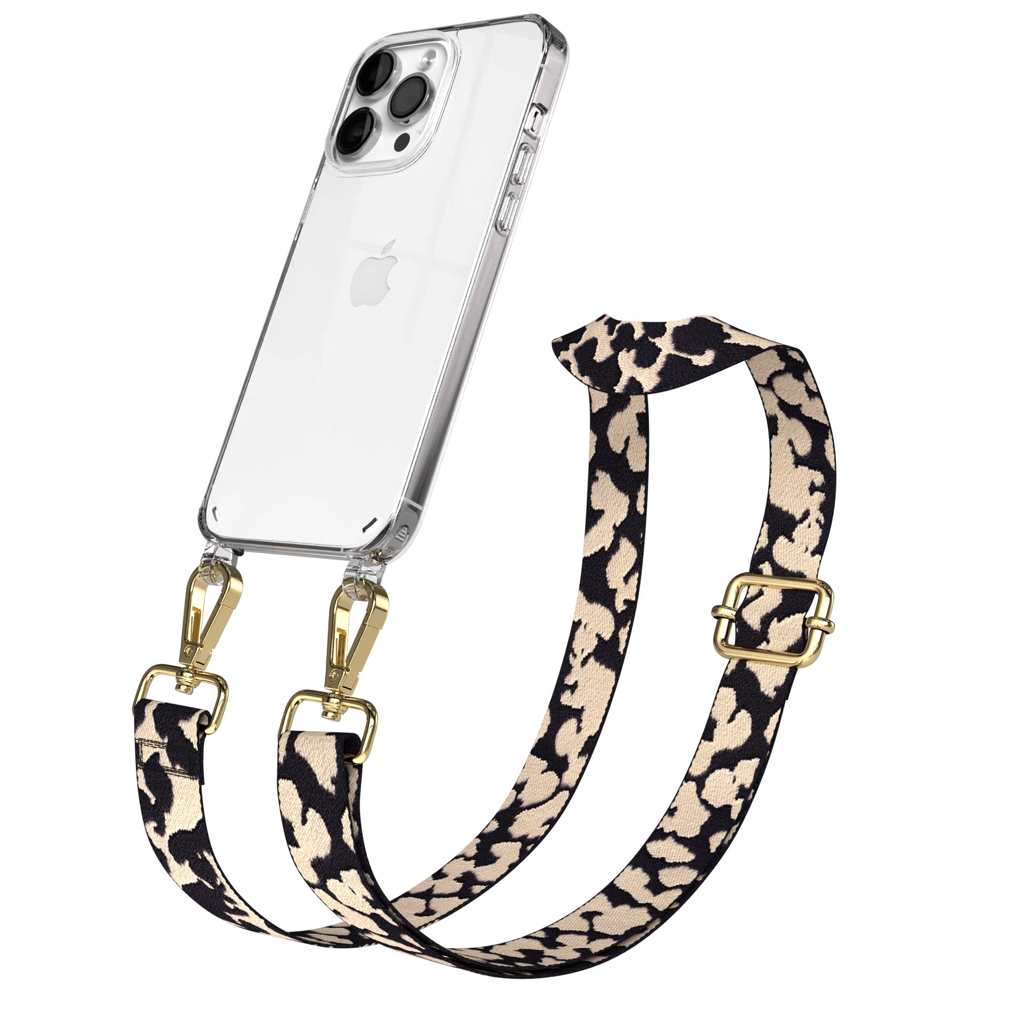 EAZY CASE Clear Case mit Band, Umhängetasche, Apple, iPhone 14 Pro Max ...