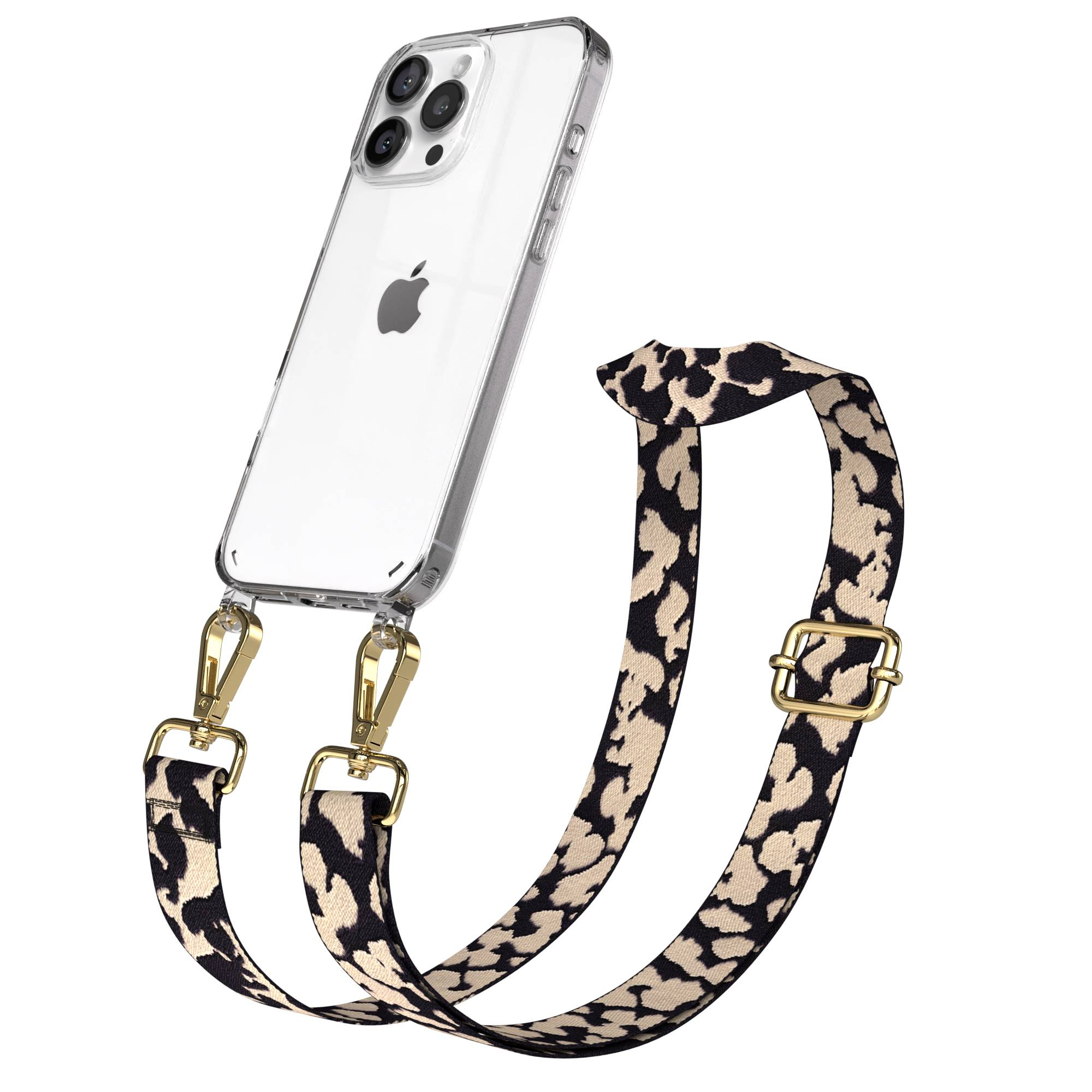 EAZY CASE Clear Case mit Band, Umhängetasche, Apple, iPhone 16 Pro Max ...