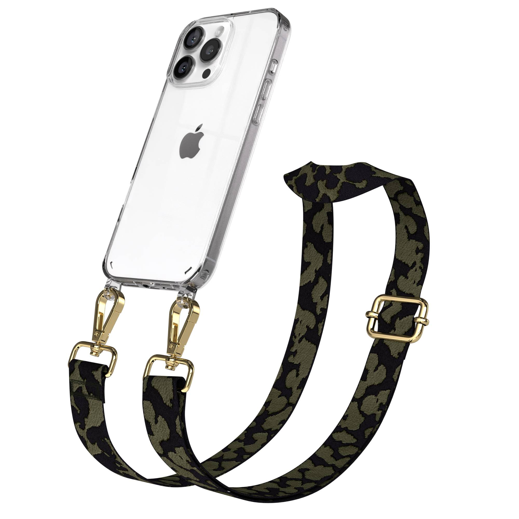 EAZY CASE Clear Case mit Band, Umhängetasche, Apple, iPhone 16 Pro Max ...