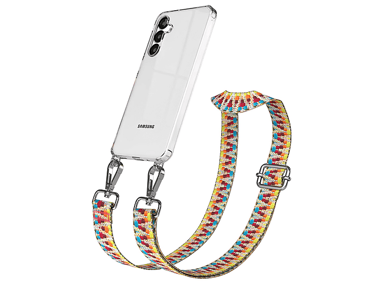 EAZY CASE Clear Case mit Band, Umhängetasche, Samsung, Galaxy A16 ...