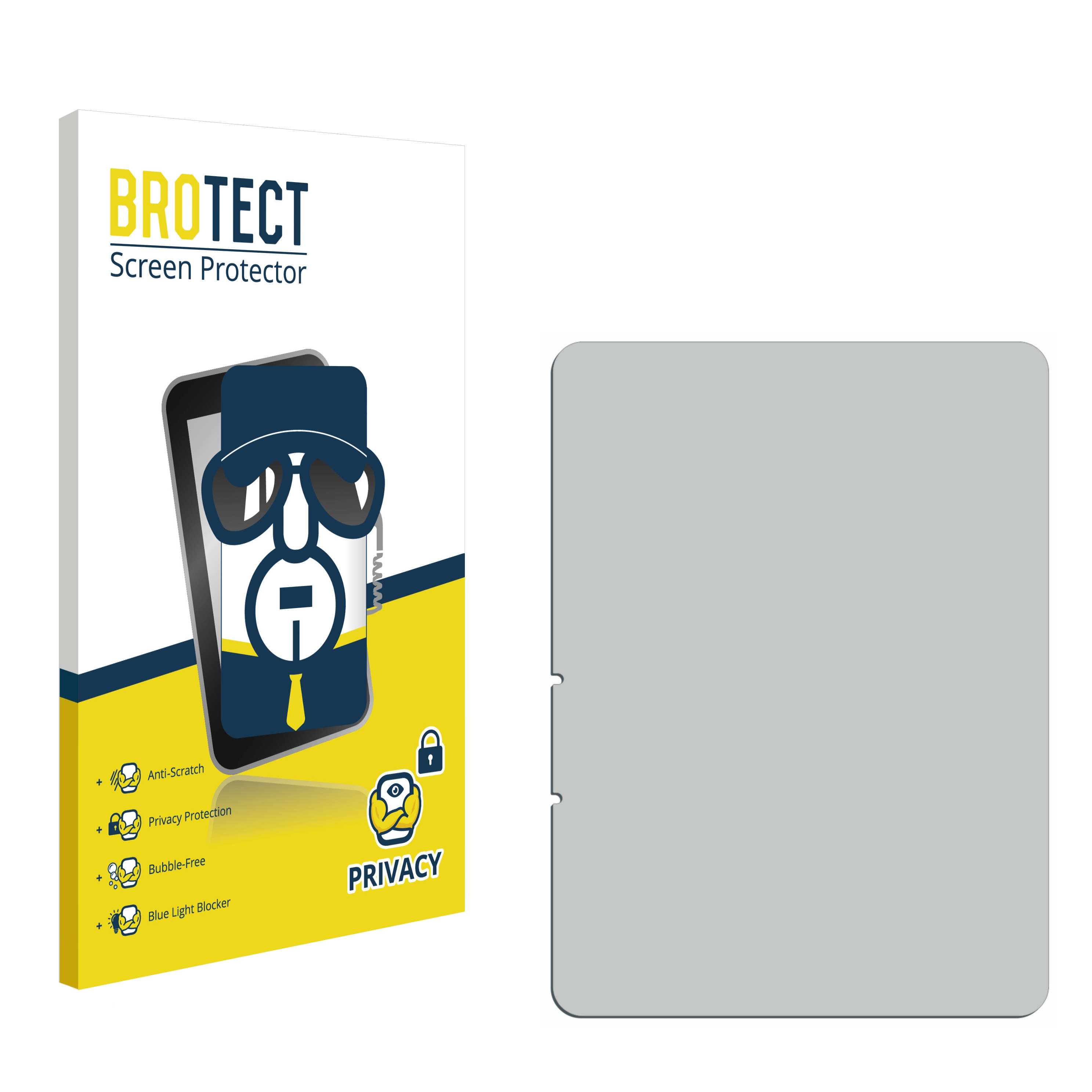 BROTECT Anti-Spy Clear Schutzfolie (für realme Pad 3 (Hochformat ...