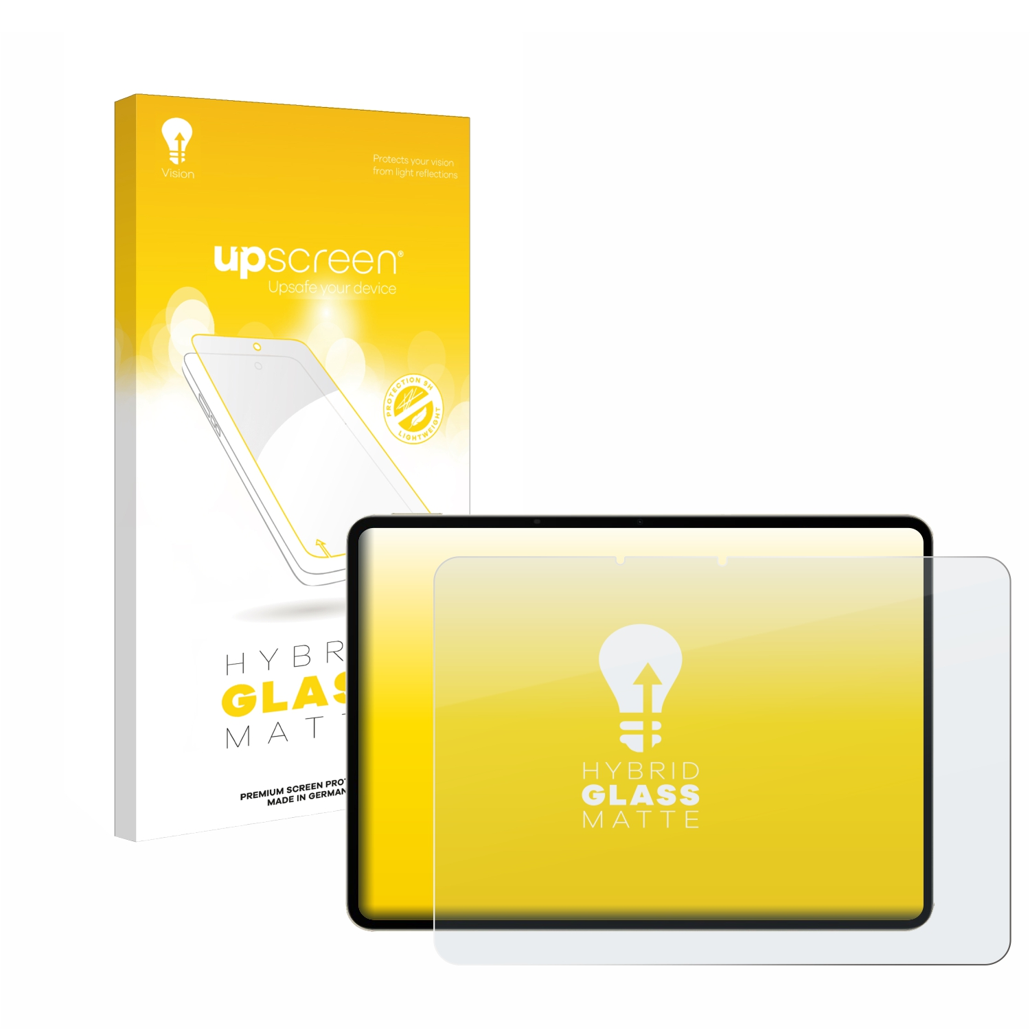 UPSCREEN Entspiegelungs Schutzglas Panzer Folie Glas matt Schutzfolie ...