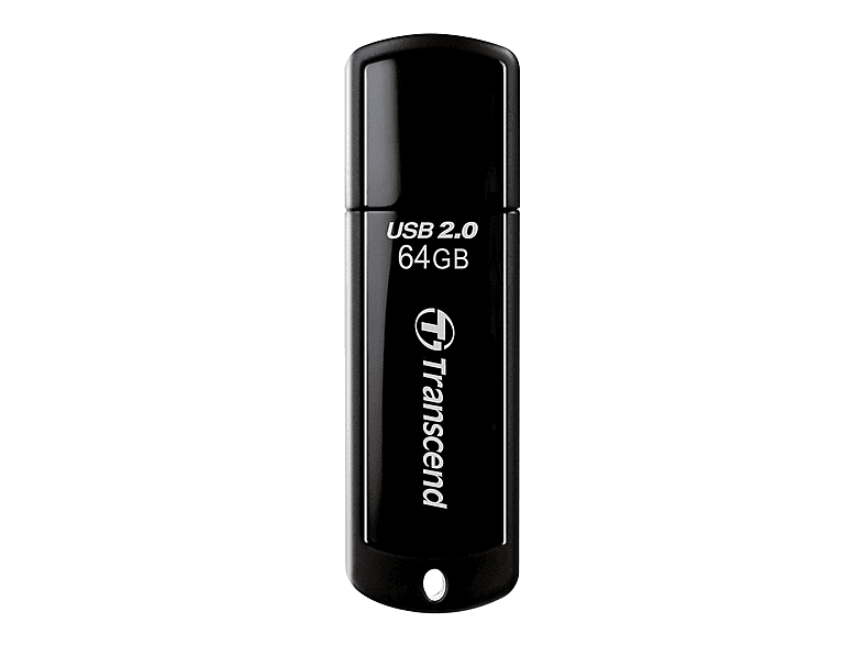 TRANSCEND JETFLASH 350 64GB USB2 BLACK USB-Stick (Schwarz, 64 GB) | SATURN