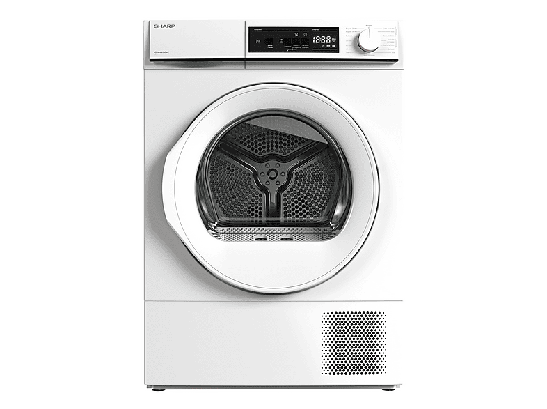 ASCIUGATRICE SHARP KD-NHA8S6GWE A pompa di calore, 8 kg, profondità 525 ...