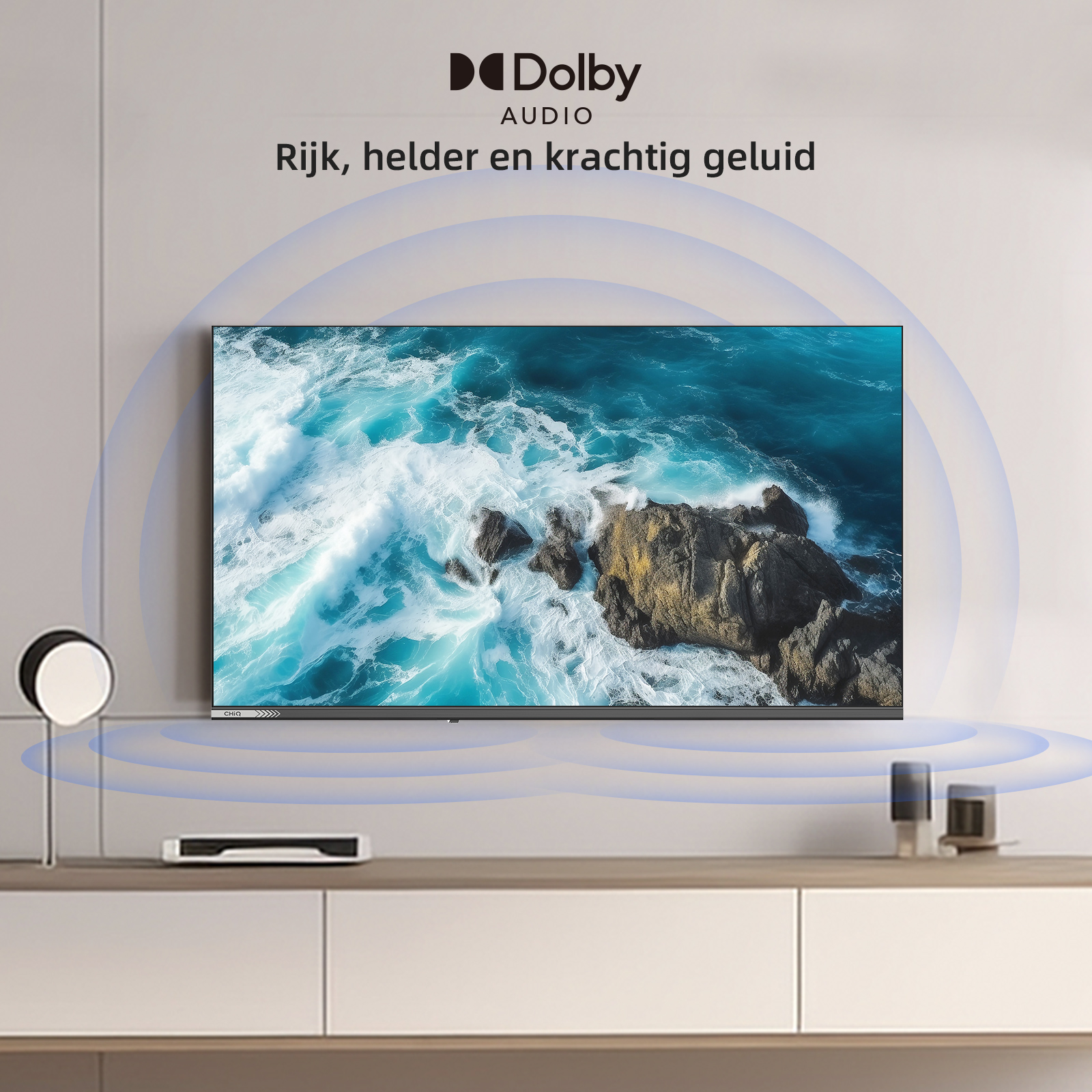 CHIQ L32QM10V | Smart TV 32 Inch - QLED - FHD - Randloos Metal Design ...