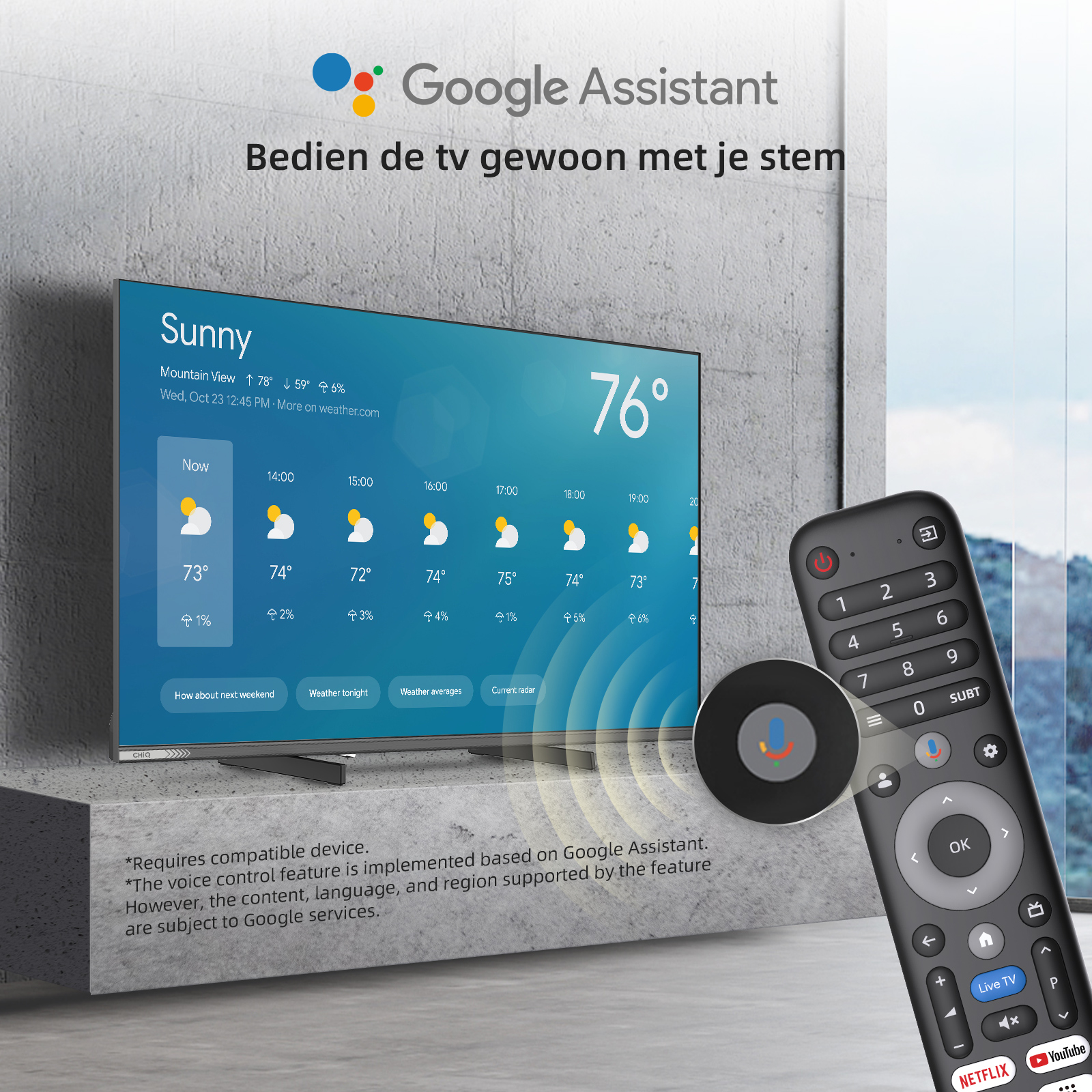 CHIQ L32QM10V | Smart TV 32 Inch - QLED - FHD - Randloos Metal Design ...