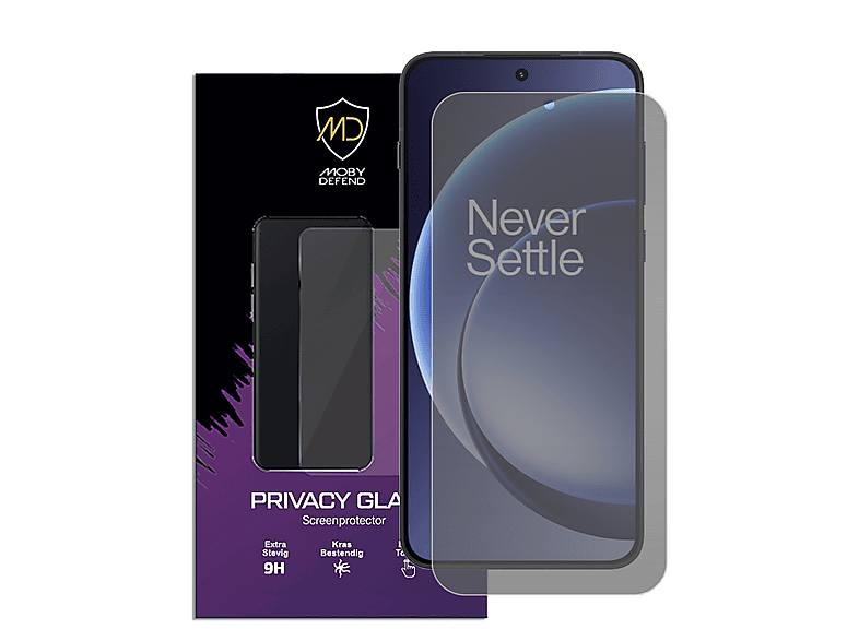 MOBYDEFEND Matte Privacy Glass Screensaver Geschikt voor OnePlus 15R ...
