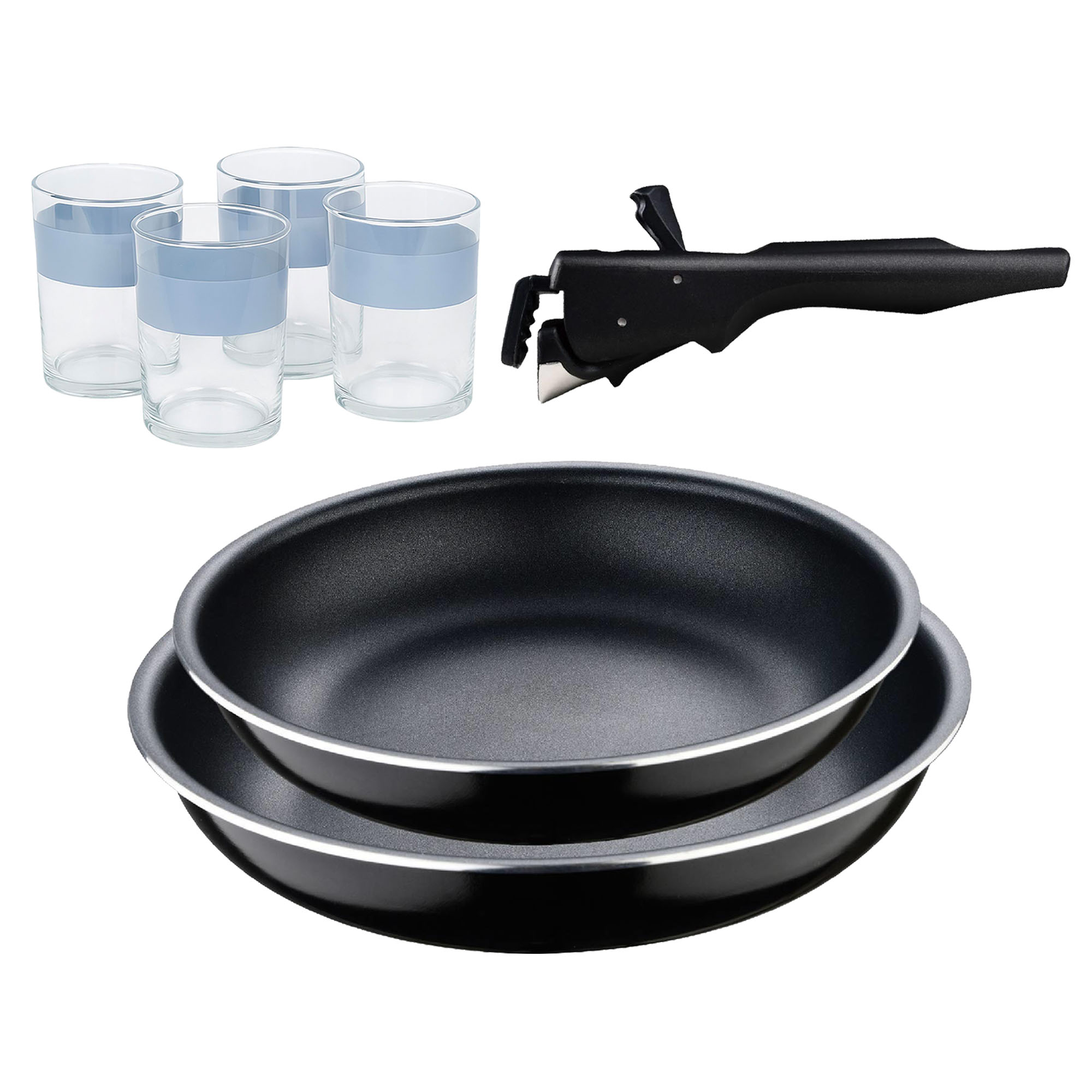 Sartén | BERGNER Click&Cook Set de 2, 26 cm, PTFE | MediaMarkt