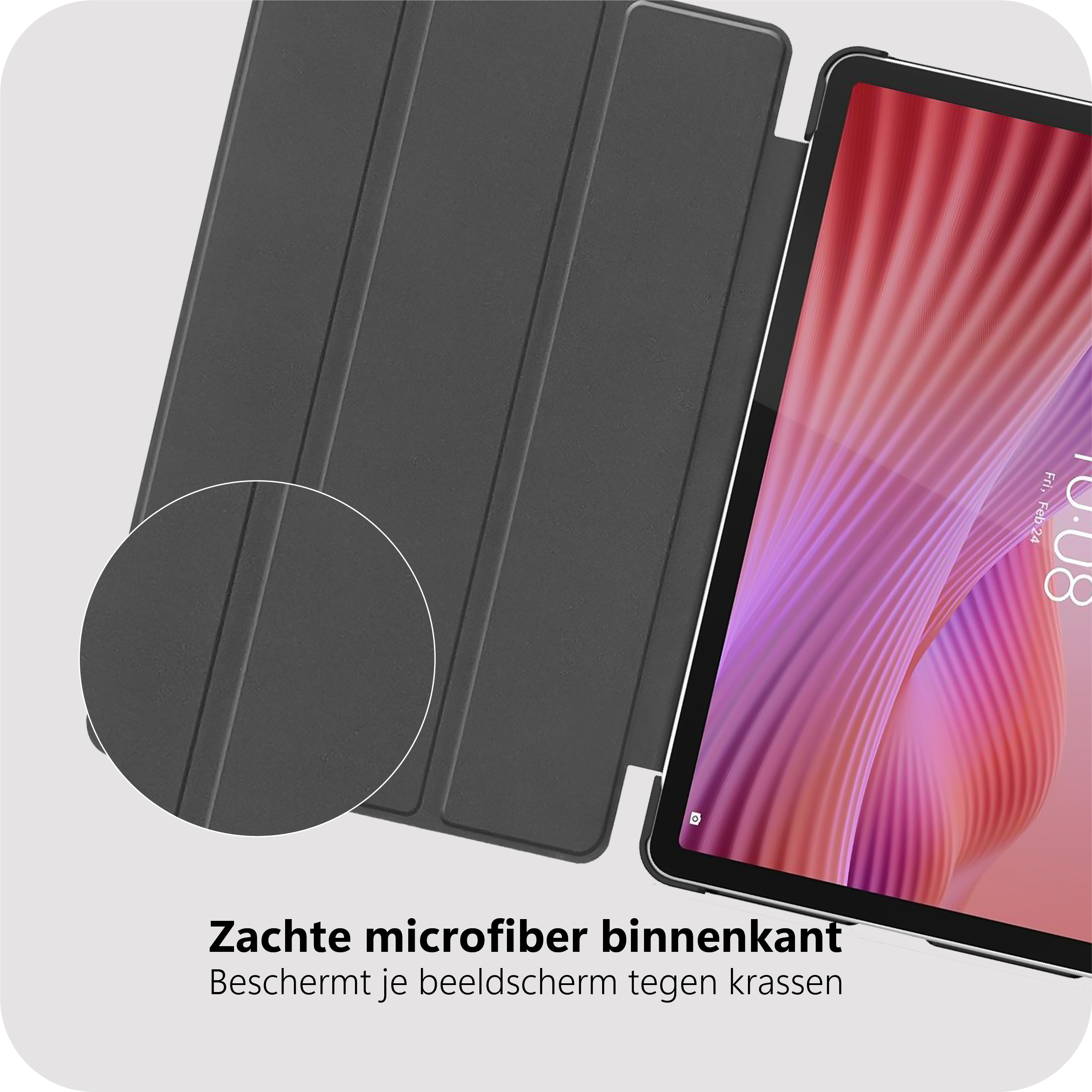CAZY Tablet TriFold Case met sleep/wake 10 inch Tablethülle Bookcover ...